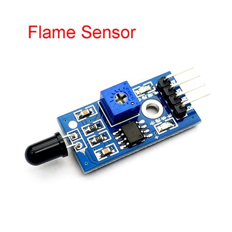 lm393 4 pin ir flame detection sensor module fire detector infrared receiver module for arduino