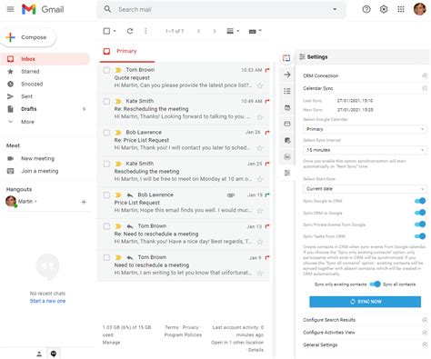Dynamics 365 Integration For Gmail