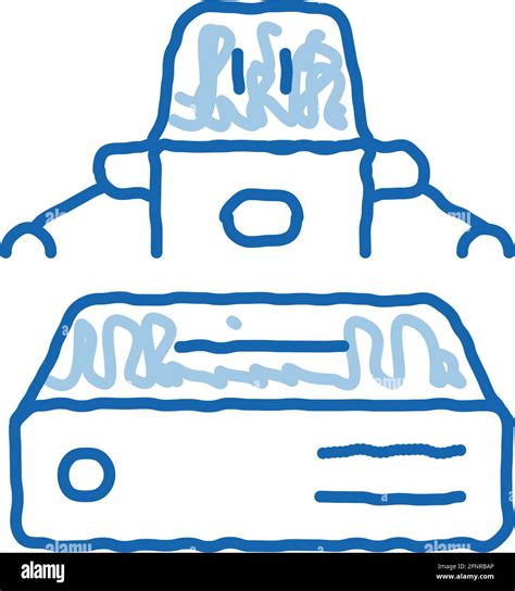Automation Machine Learning Doodle Icon Hand Drawn Illustration Stock Vector Image And Art Alamy