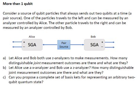Solved More Than 1 Qubit Consider A Source Of Qubit