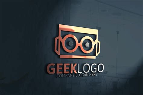 Geek Logo V4 Creative Logo Templates ~ Creative Market