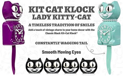 Kit Cat Klock Limited Edition Festival Orange Cat Clock