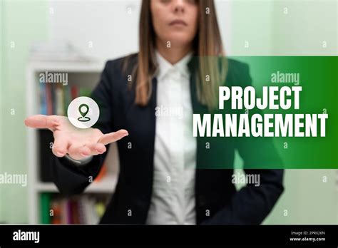 Conceptual Display Project Managementapplication Process Skills To Achieve Objectives And Goal