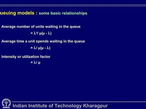 introduction to queueing theory ppt