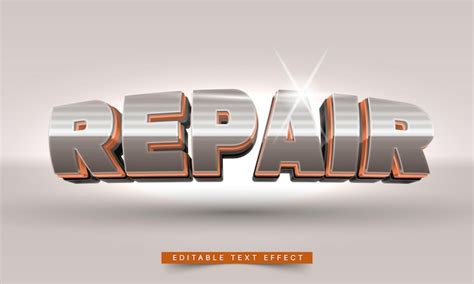 Premium Vector Shiny D Metallic Text Effect