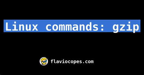 Linux Commands Gzip