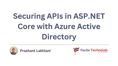 🚀 securing apis in asp core with azure active directory 💻🔒