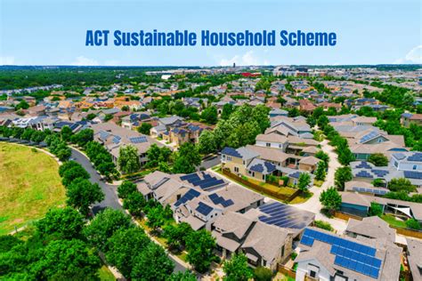 How Does Act Sustainable Household Scheme Work Energy Theory