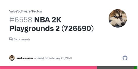 Nba 2k Playgrounds 2 726590 · Issue 6558 · Valvesoftwareproton · Github