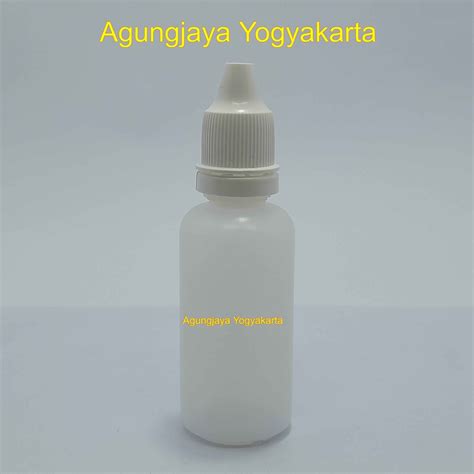 Jual Botol Tetes 30 Ml Natural Segel Tutup Warna Sumpel Putih Cendo 30 Ml Natural Botol