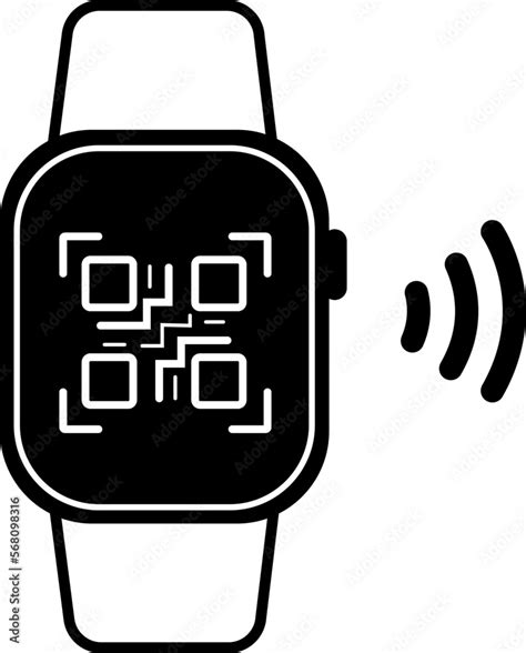 Non Cash Payment Via Nfc Payment Via QR Code Stock Vector Adobe Stock