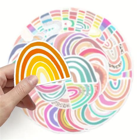 50pcs 브릿지 크리 에이 티브 만화 자동차 스티커 전화 케이스 태블릿 컴퓨터 워터 컵 스케이트 Temu Korea