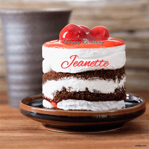 🎂 Happy Birthday Jeanette Cakes 🍰 Instant Free Download Cakeiy