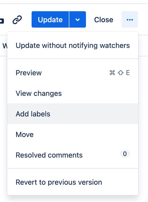 Confluence Labels — Hean Tech