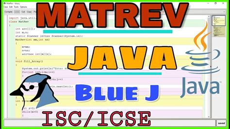 Matrev Reverse All Numbers Of Matrix Java Program Blue J Iscicse