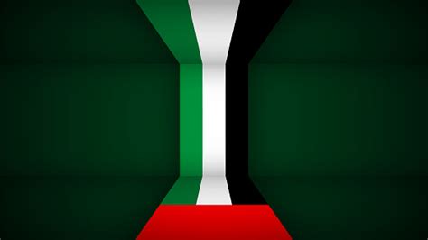 Eps10 아랍 에미리트 국기 색상과 벡터 애국 배경 0명에 대한 스톡 벡터 아트 및 기타 이미지 0명 3차원 형태 개념 Istock