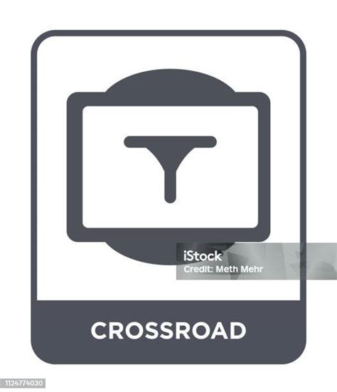 흰색 바탕에 사거리 아이콘 벡터 사거리 유행 가득 교통 표지판 컬렉션에서 아이콘 거리에 대한 스톡 벡터 아트 및 기타 이미지 거리 관광 교차로 Istock