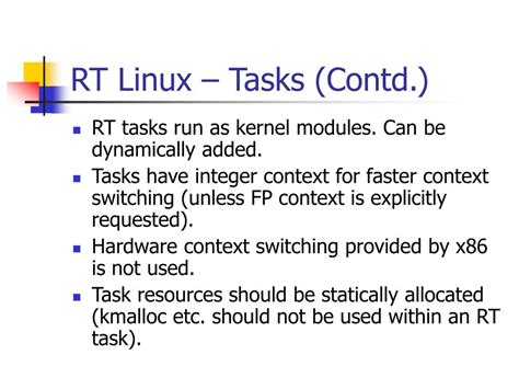 Ppt Rt Linux Powerpoint Presentation Free Download Id3211222 Ppt Rt Linux Powerpoint Presentation Free Download Id3211222