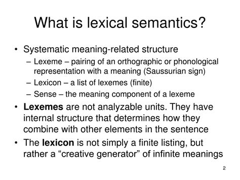 PPT Lexical Semantics Chapter 16 PowerPoint Presentation Free Download ID 4120079