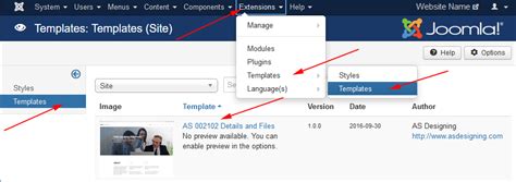 Joomla Template Editor As Blog