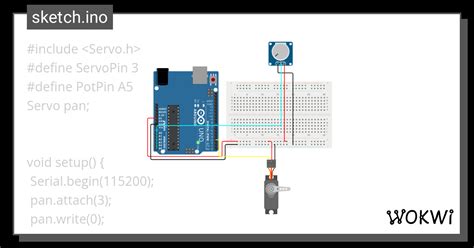 Servo By Uno 046 Wokwi Esp32 Stm32 Arduino Simulator