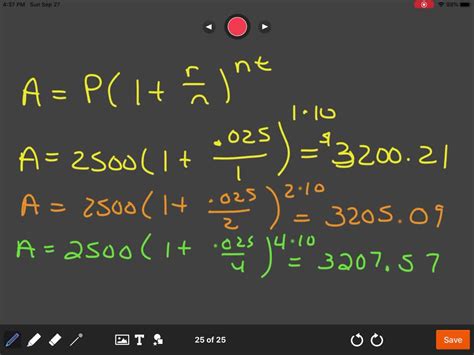 Solved Compound Interest In Exercises 53 56 Complete The Table To Determine The Balance A For