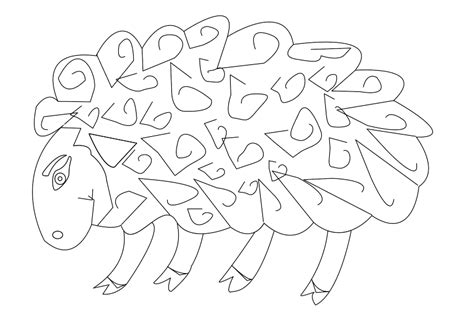 Download Sheep Vector Coloring Svg Freepngimg