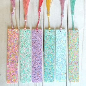 Pastel Glitter Bookmarks Spring Girly Ts Easter Pretty T For