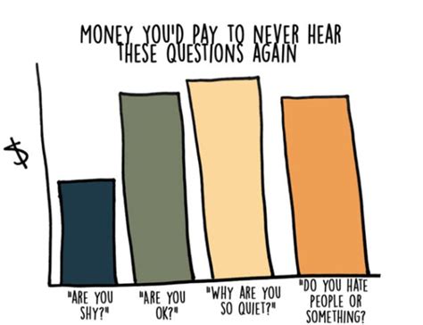 Humorous Charts And Graphs Show What Being An Introvert Is All About