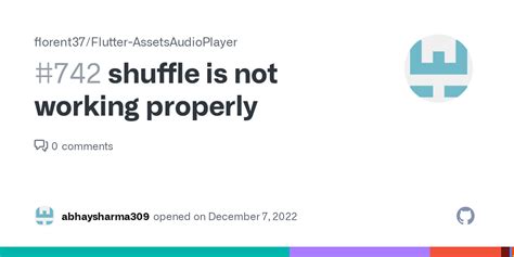 Shuffle Is Not Working Properly · Issue 742 · Florent37flutter