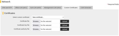 Custom TLS SSL Certificate IACBOX