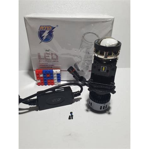 Jual Lampu Utama Led Mini Projector H Rtd M H H Original High Low Projie Shopee Indonesia