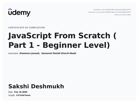 sakshi deshmukh on linkedin javascript webdevelopment learning udemy coding programming…
