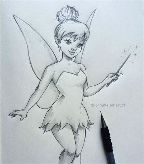 Tinkerbell 😊 Keep Suggesting Characters For Me To Sketch And Maybe A