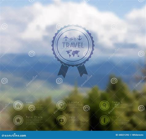 Vector Web And Mobile Interface Template Travel Corporate Website Design Minimalistic Backdrop