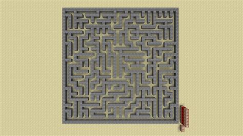 Maze Generator Sidewinder Algorithm Minecraft Map