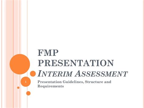 Ppt Fmp Presentation Interim Assessment Powerpoint Presentation Free
