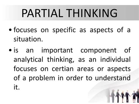 Holistic And Partial Thinking Pptx