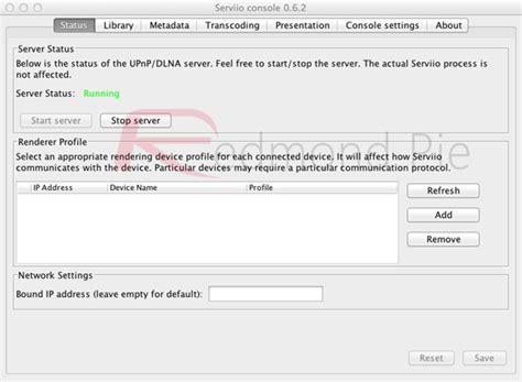 Serviio Media Server Allows You To Stream Media From PC Mac To