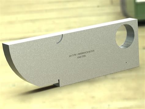 Iiw Type 1 Reference Block Solidworks 3d Cad Model Grabcad