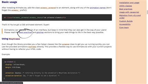 broken link on animate css · issue 1067 · animate css animate css · github