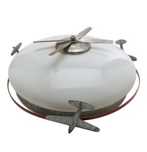 Vintage Airplane Ceiling Light Fixture