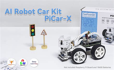 Купити Конструктор Sunfounder Picar X Smart Video Robot Car Kit For Raspberry Pi з