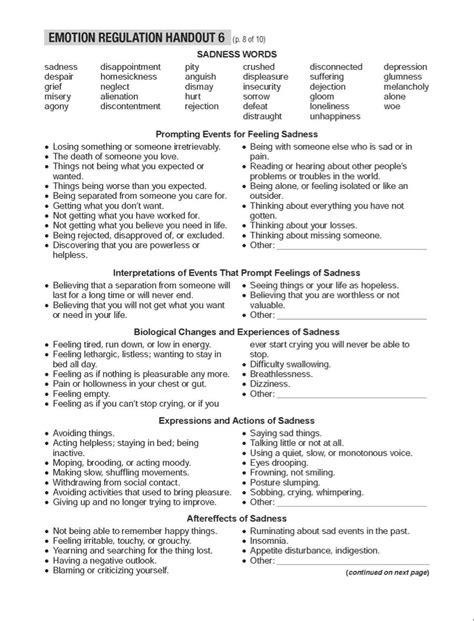Acceptance Vs Avoidance Worksheet Artofit
