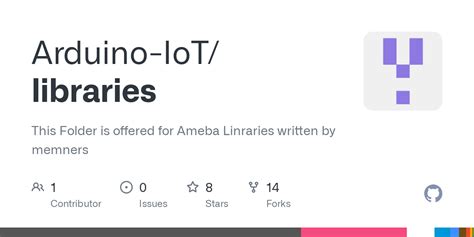 Github Arduino Iotlibraries This Folder Is Offered For Ameba Linraries Written By Memners