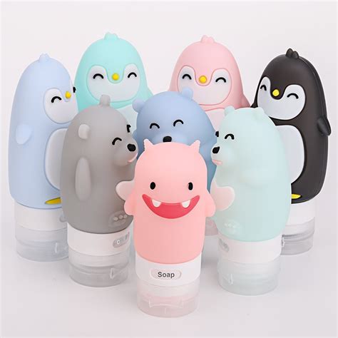 Bgg Silicone Travel Hand Sanitizer Bottles ขวดเปล่าซิลิโคน แบบพกพา สำหรับเดินทาง ใส่เครื่อง