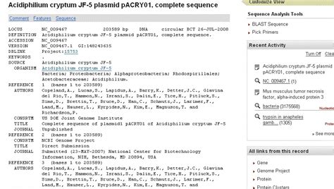 Gene Prediction Tool Genscan ~ Bioworld