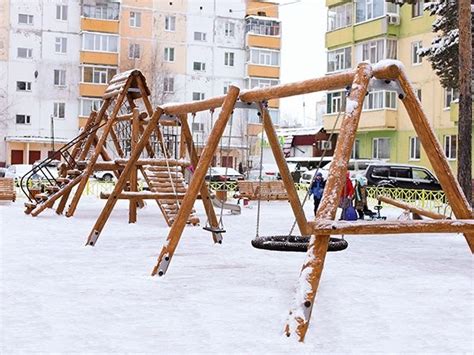 Детские площадки в стиле ЭКО — купить оборудование для детской площадки в компании АВЕН