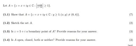 Solved Let A Z X IyC Z I I Show That Chegg Com
