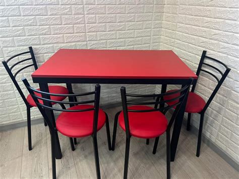 Кухонний комплект стіл 4 стільці обідній комплект комплект для кухні гарнітур кухонний